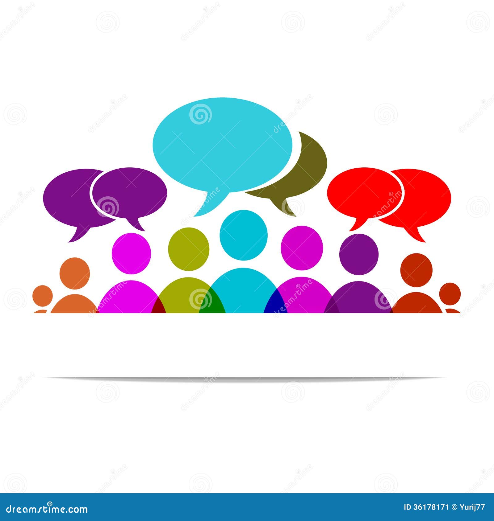 Foro social ilustración del vector. Ilustración de foro - 36178171