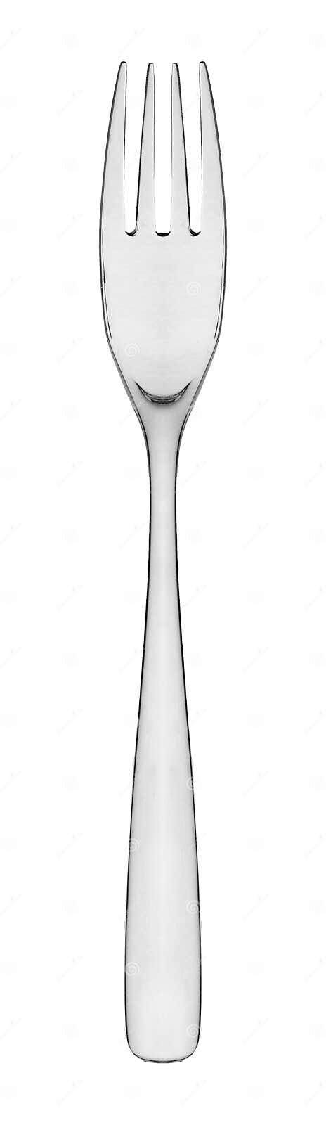 Forquilha Isolada No Branco Foto de Stock - Imagem de tabela, cutelaria ...