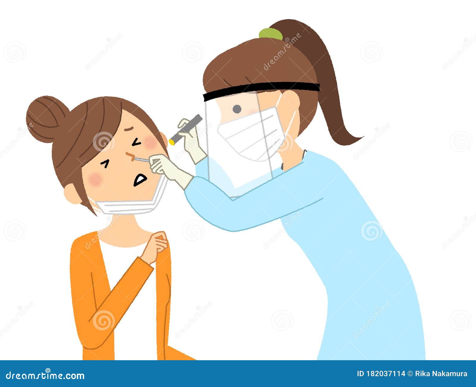 PCR Polymerase Chain Reaction Test Banner Illustration / Novel ...