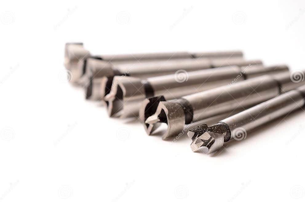 Forstner bits stock image. Image of close, press, metal - 50277427