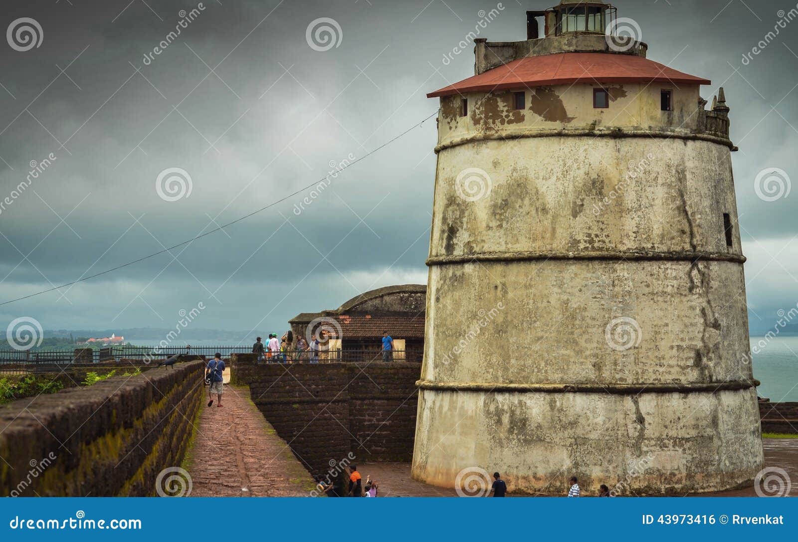 Fort Aguada at Goa editorial photo. Image of catholic - 43973416