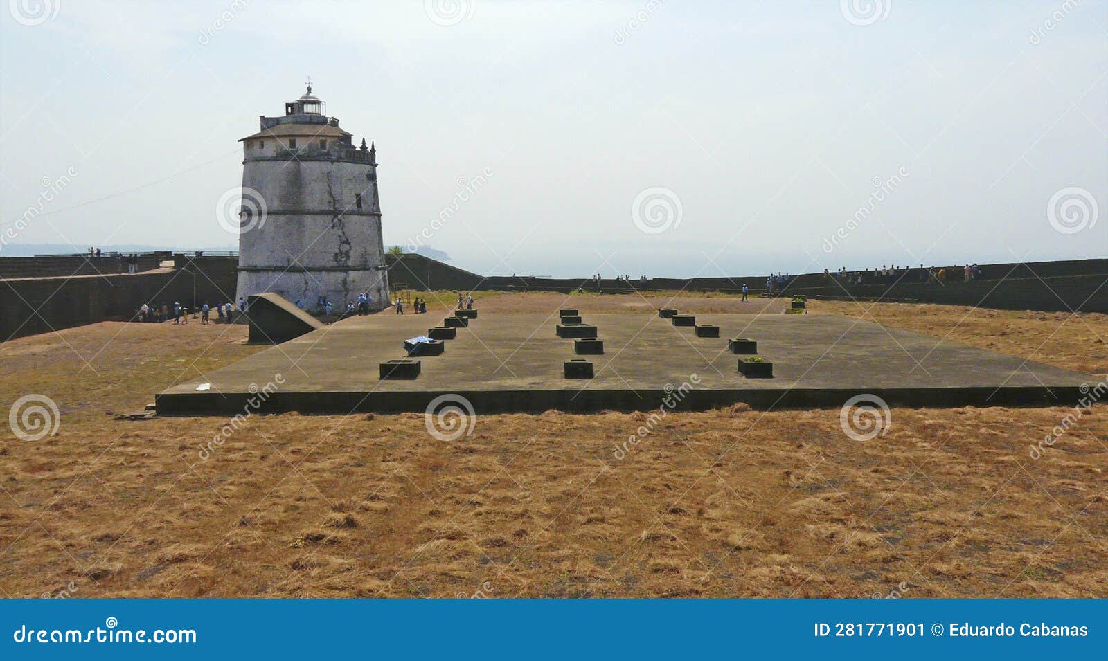 Fort Aguada in Goa, India stock image. Image of asia - 281771901