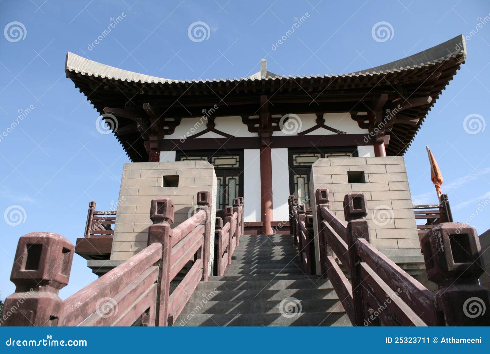 Fort in Ancient Village Dunhuang, China Stock Image - Image of fight ...
