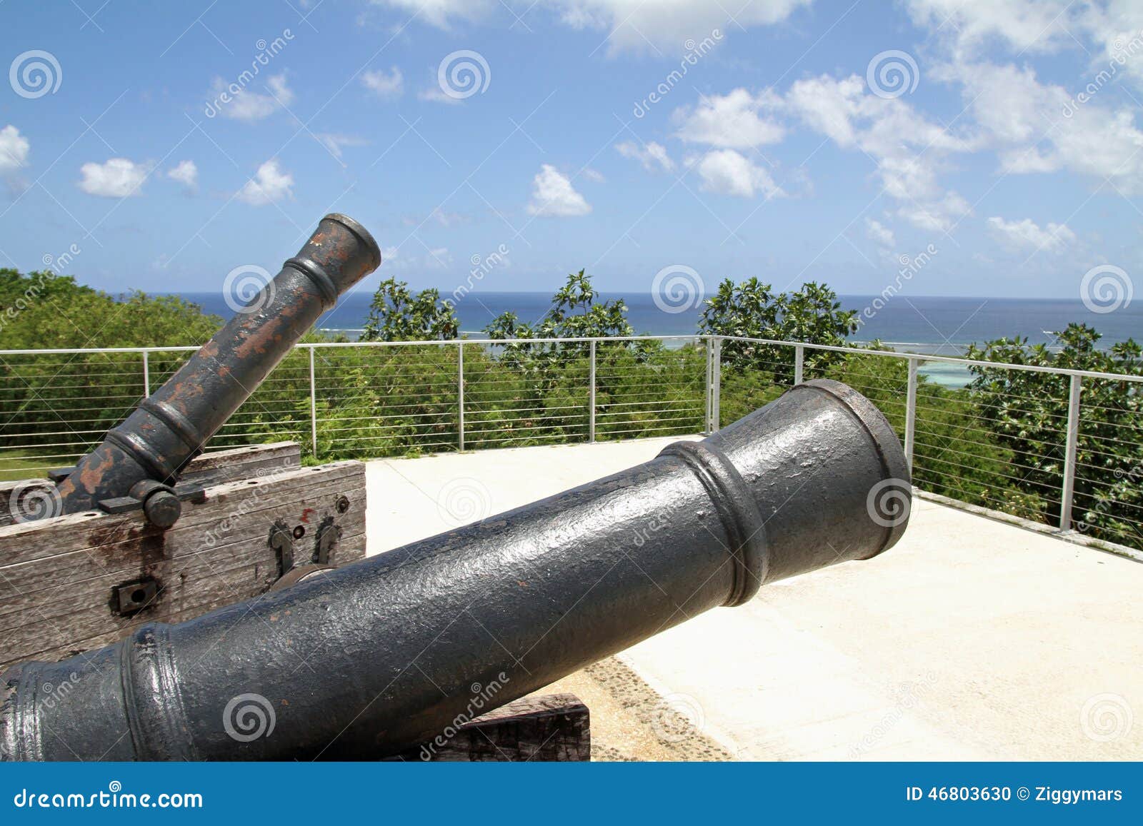 Fort Apugan stock photo. Image of agana, history, colonial - 46803630