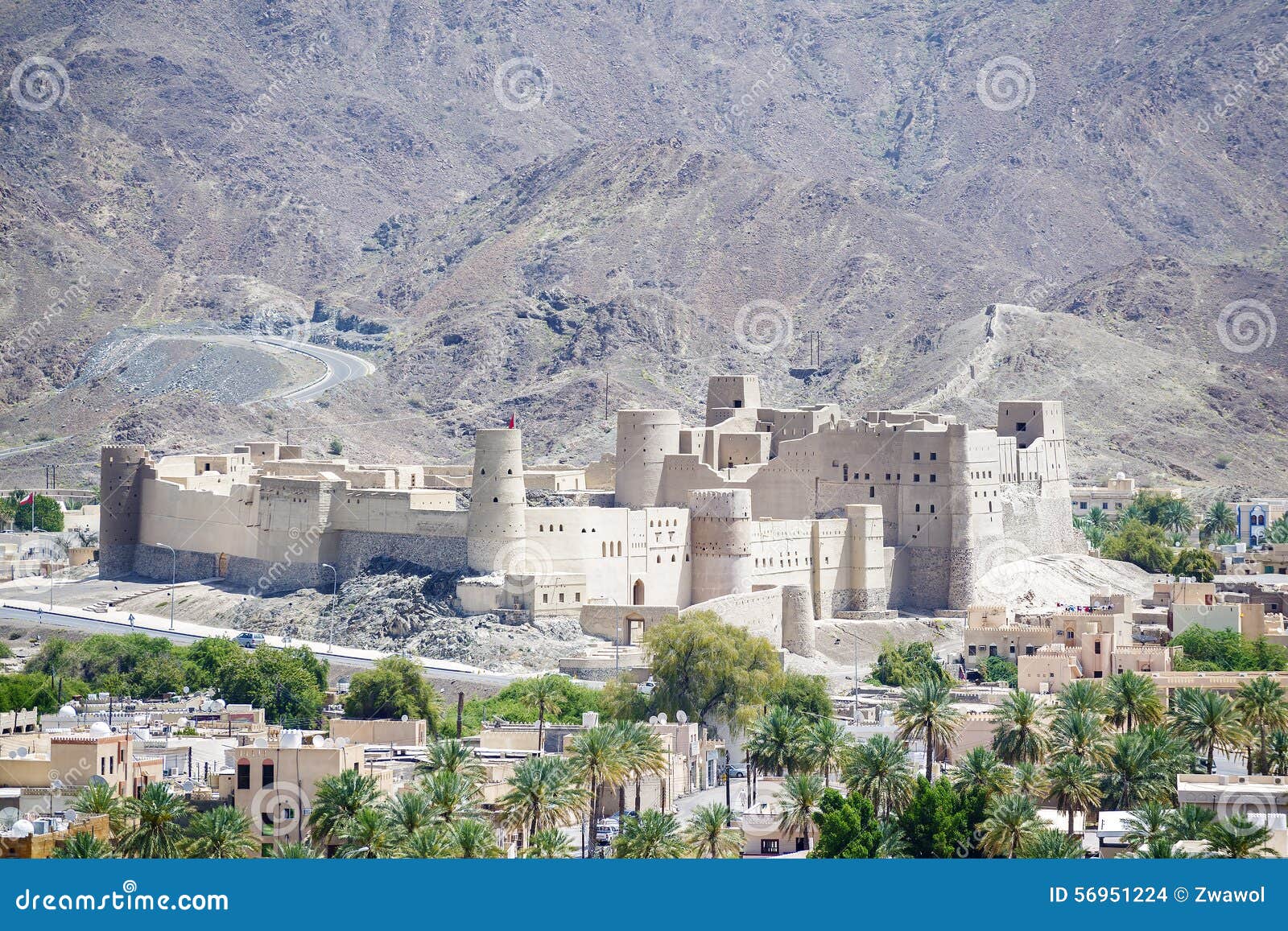 Fort Bahla stock photo. Image of ancient, islamic, muslim - 56951224