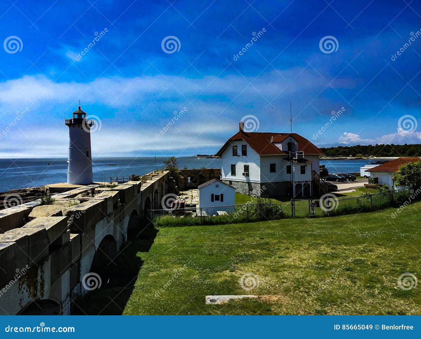 Fort Constitution, or Fort William and Mary Stock Image - Image of ...