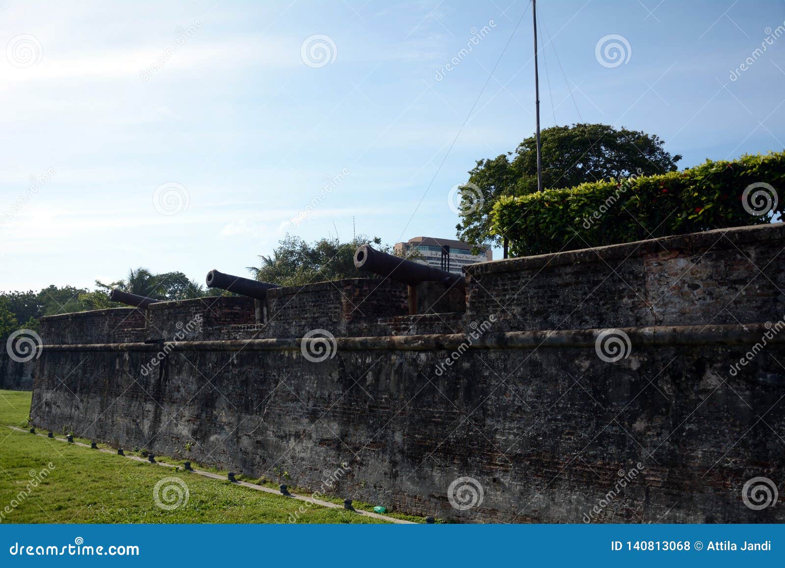 Fort Cornwallis, Georgetown, Penang, Malaysia Stock Photo - Image of ...