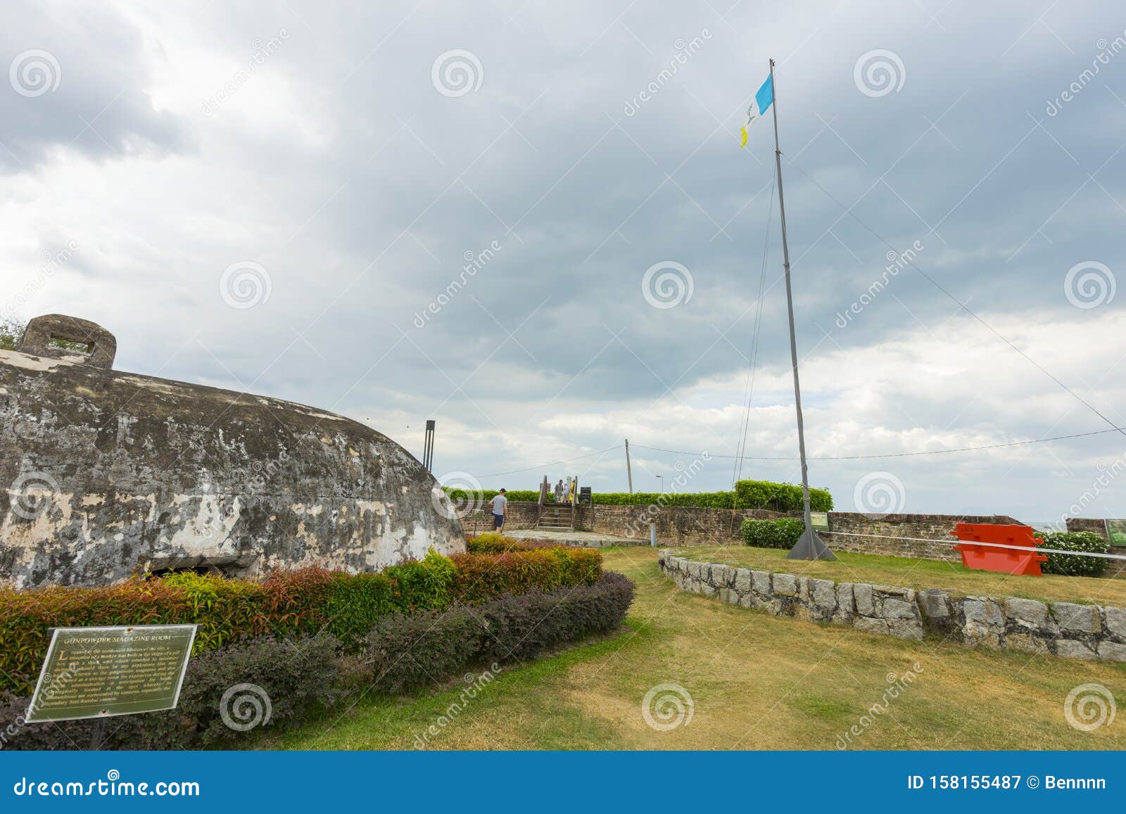The Fort Cornwallis in Georgetown , Penang Stock Image - Image of ...