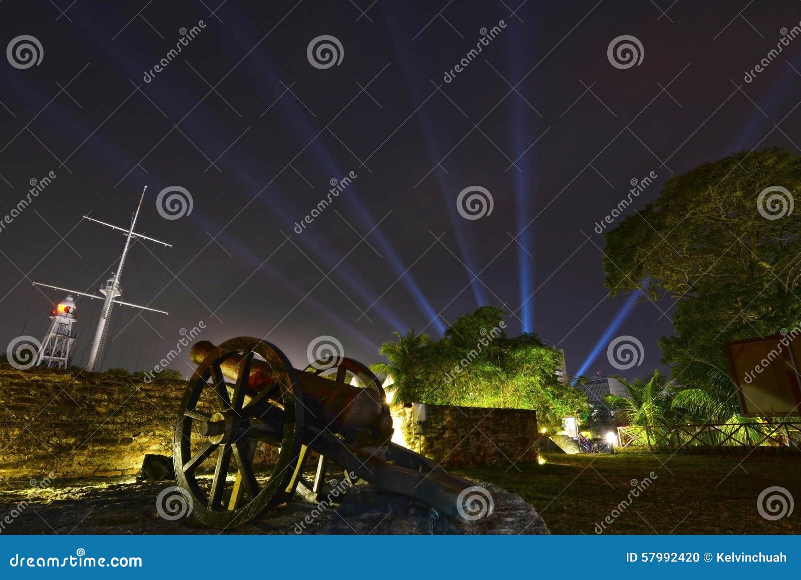 Fort Cornwallis, Georgetown, Penang, Malaysia Stock Photo - Image of ...