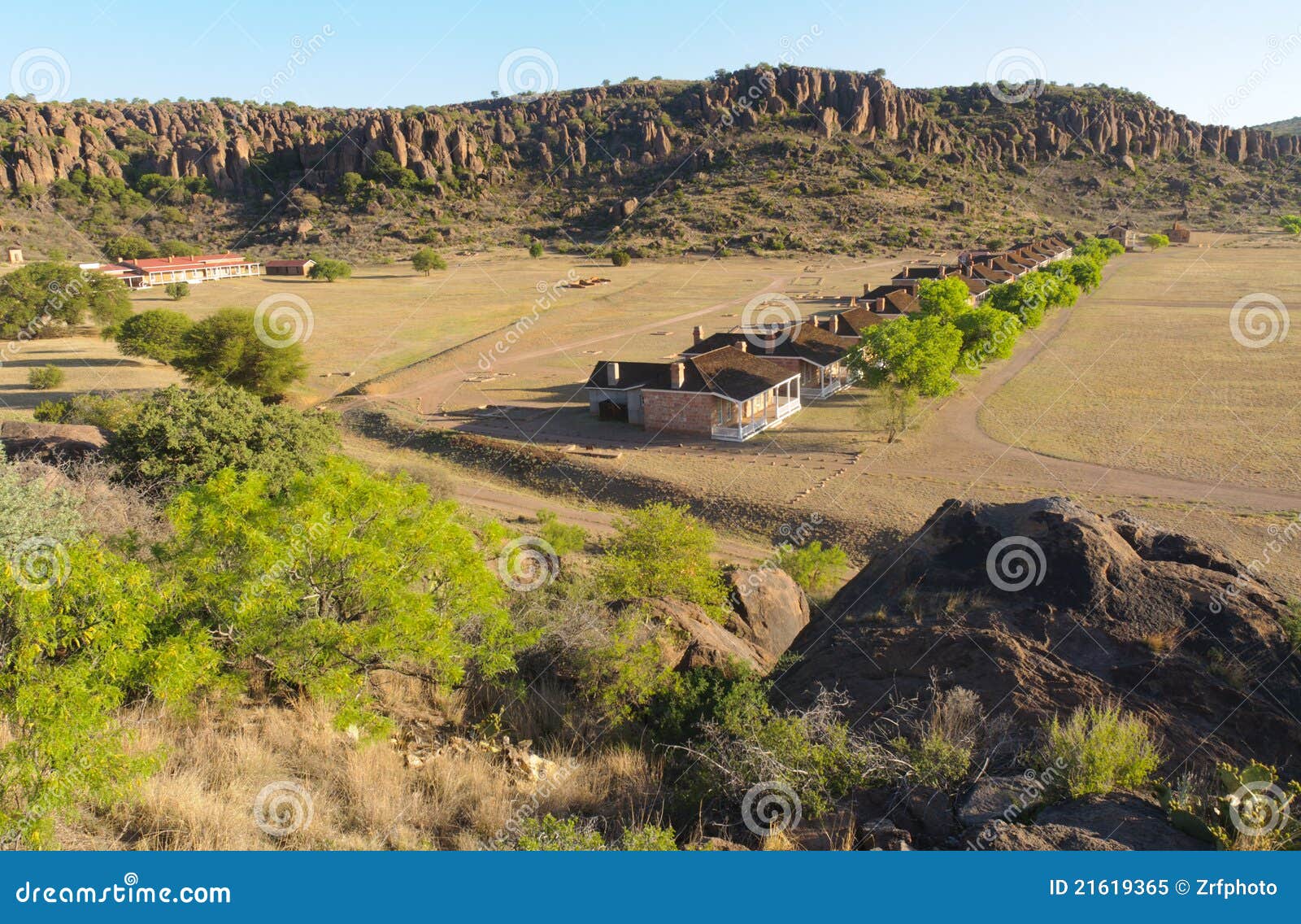 Fort Davis National Historic Site Stock Image - Image of historic ...