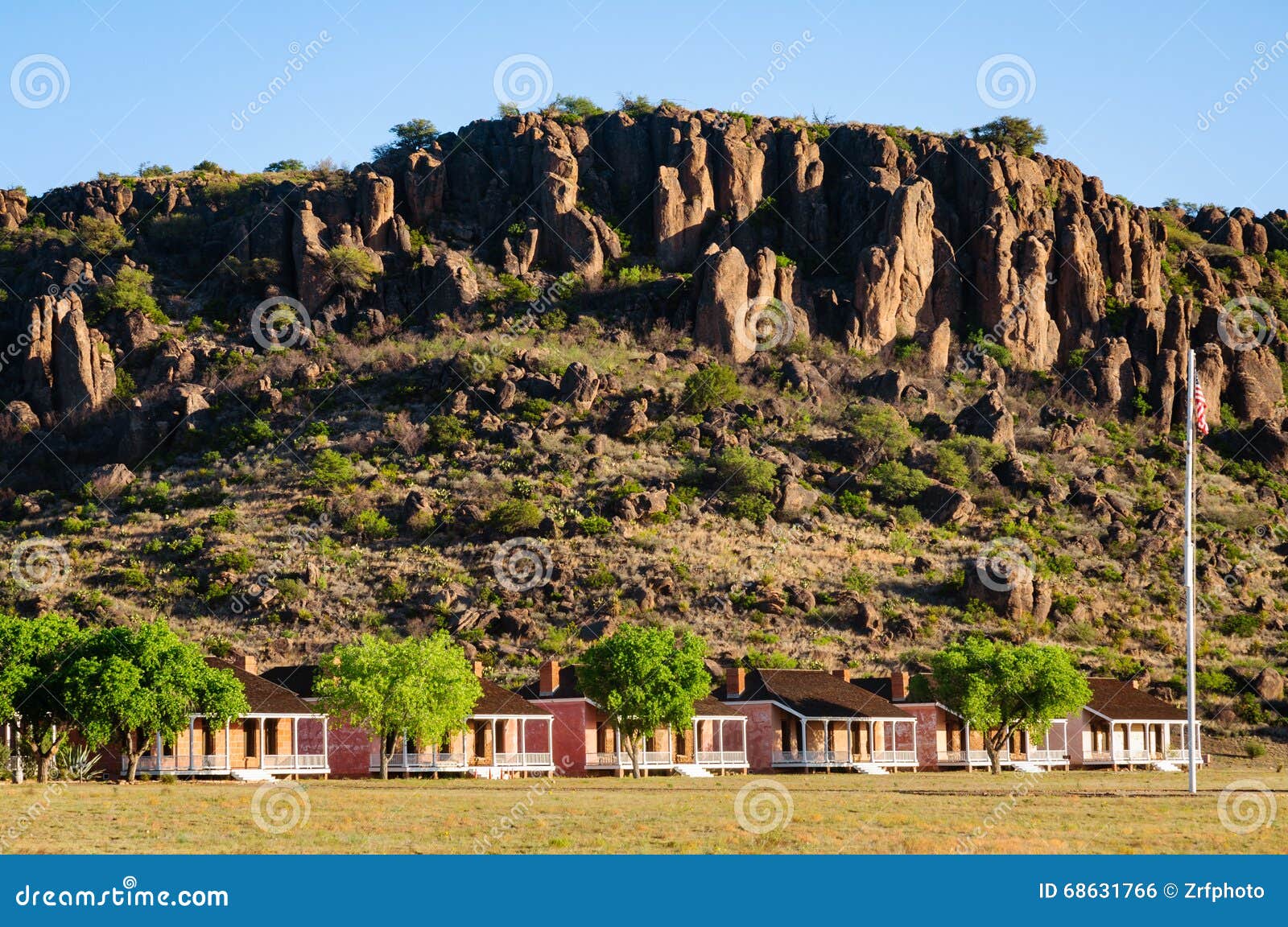 Fort Davis National Historic Site Stock Photo - Image of county ...