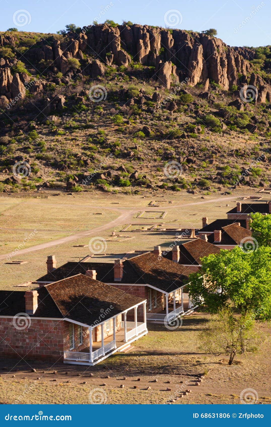 Fort Davis National Historic Site Stock Photo - Image of states, davis ...