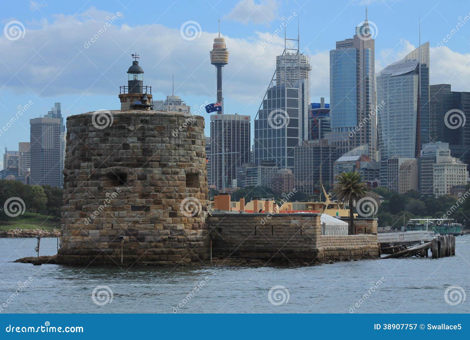 Fort Denison editorial photography. Image of harbour - 38907757