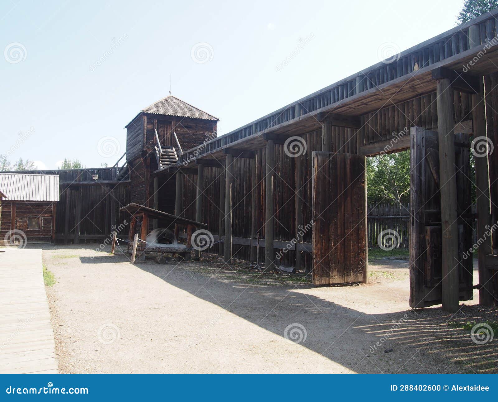 Fort Edmonton Park Part 4 stock photo. Image of fort - 288402600