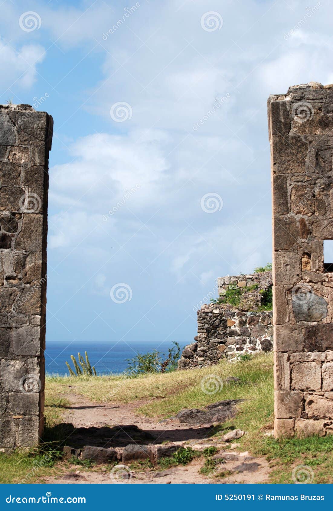 The Fort Gates stock image. Image of path, island, fort - 5250191