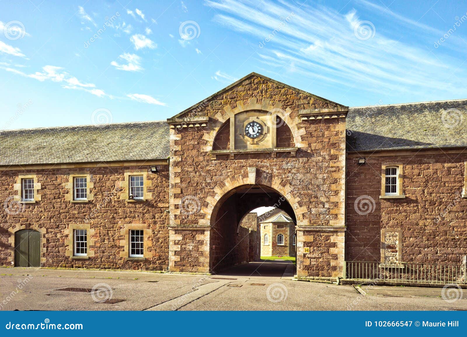 Fort George Inverness image stock. Image of fonctionnement - 102666547