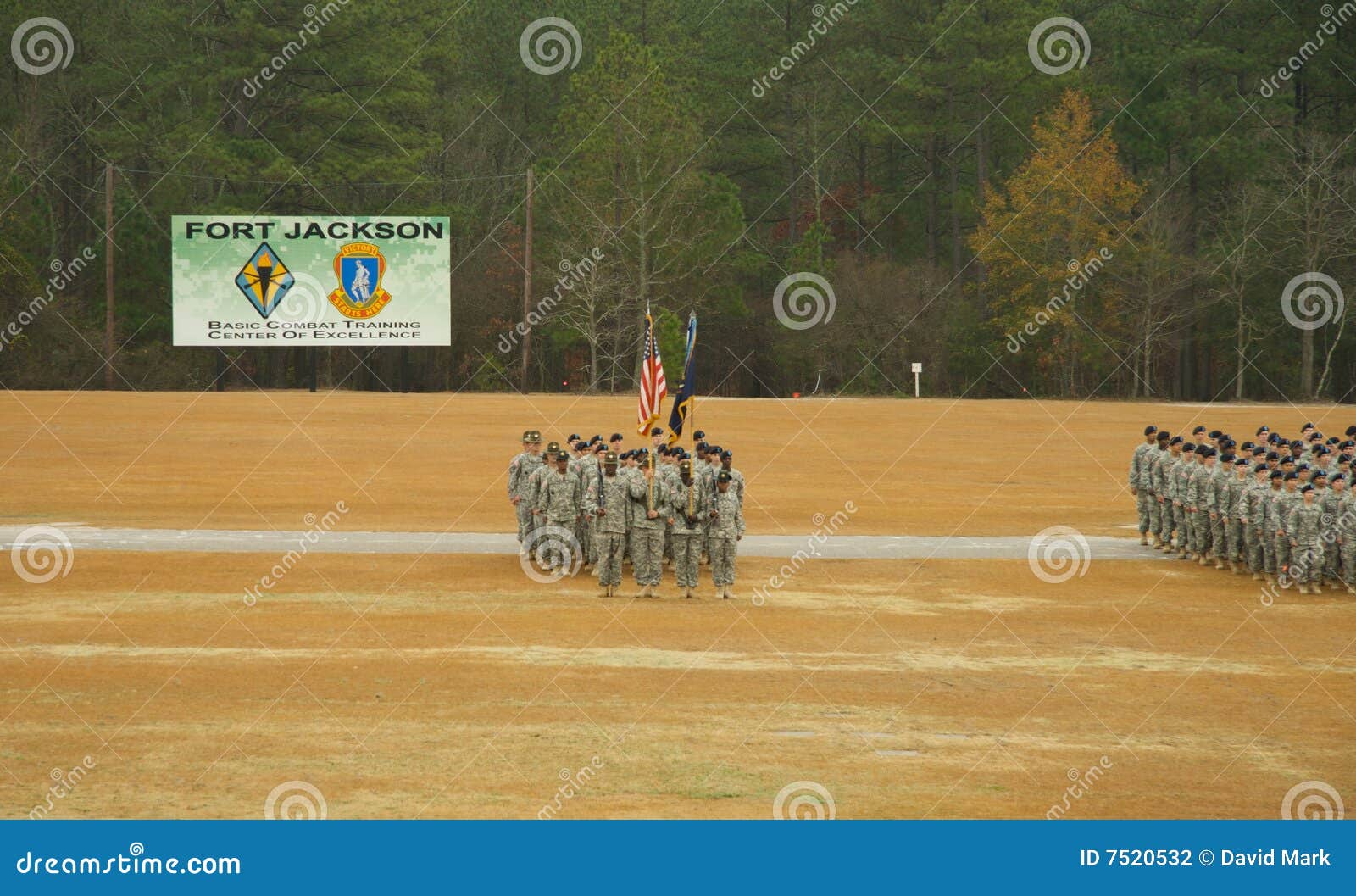 Fort Jackson Parade editorial photography. Image of training - 7520532