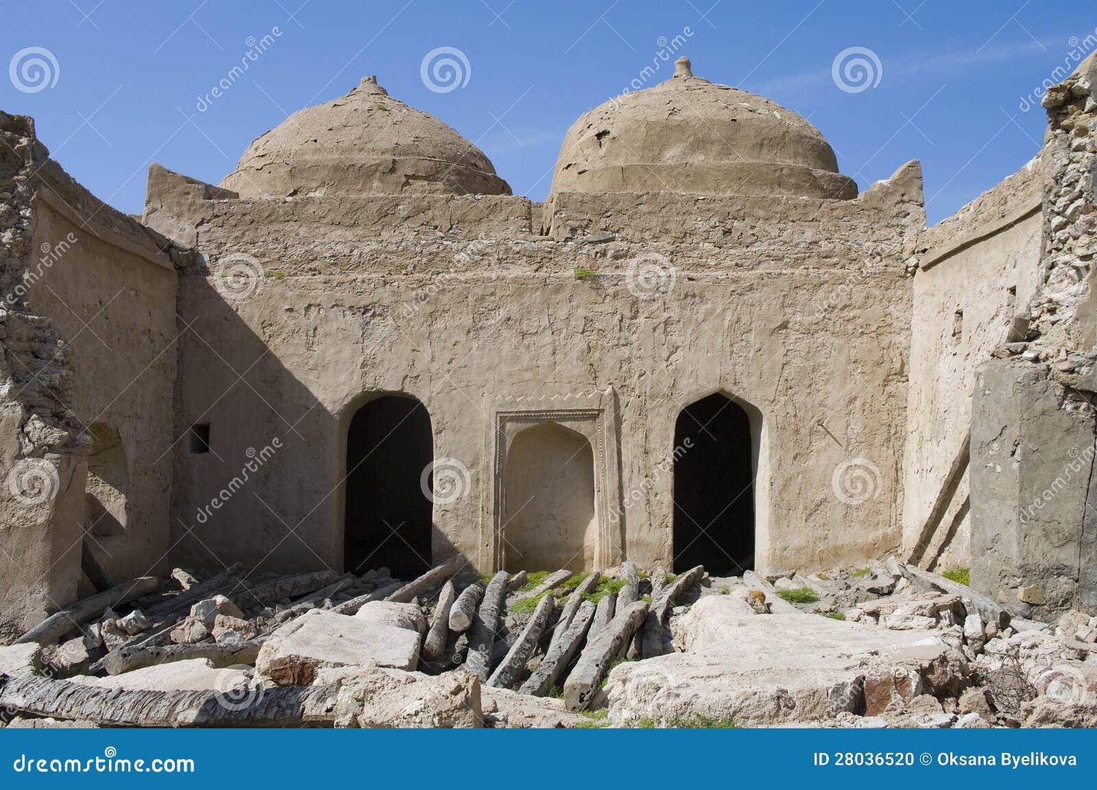 Fort Jalan Bani Bu Ali, Sultanate Of Oman Stock Photography ...