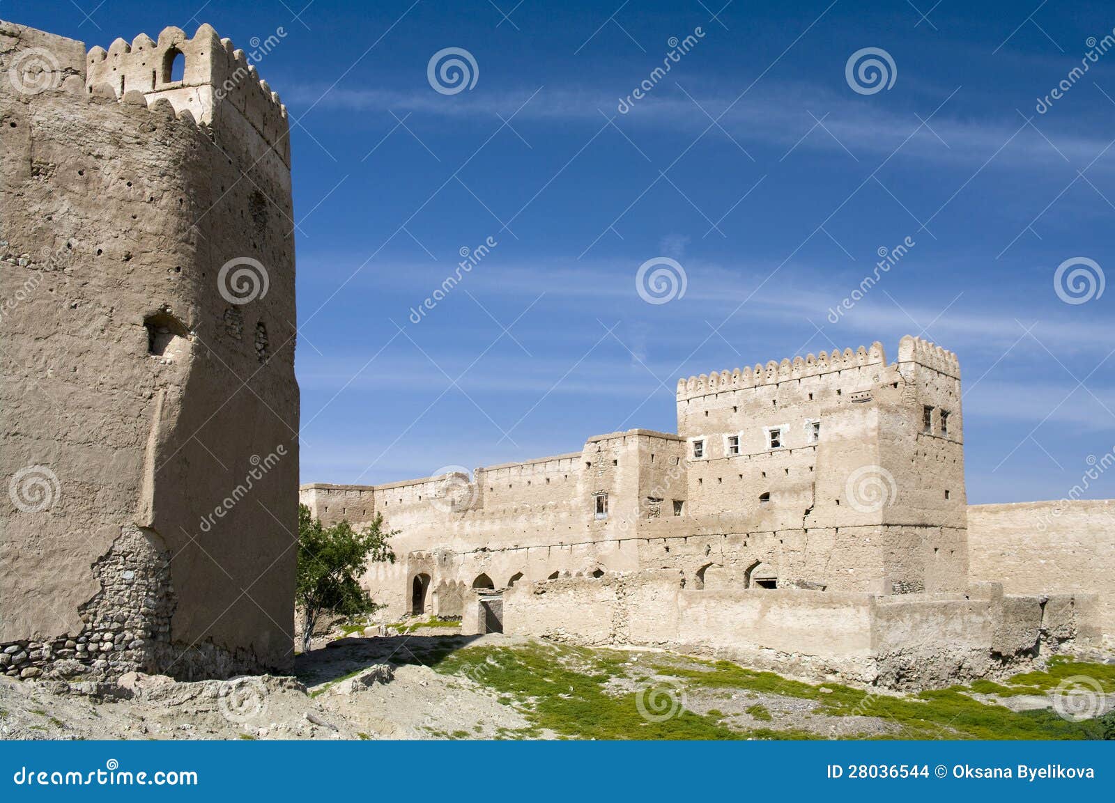 Fort Jalan Bani Bu Ali, Sultanate Of Oman Stock Photography ...