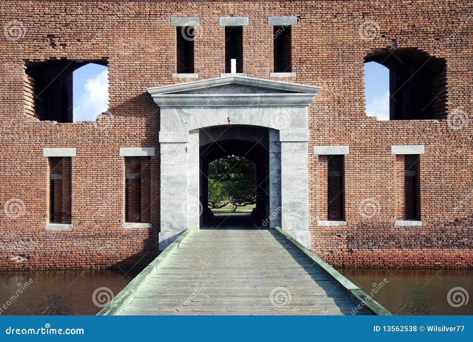 Fort Jefferson Sallyport stock photo. Image of florida - 13562538