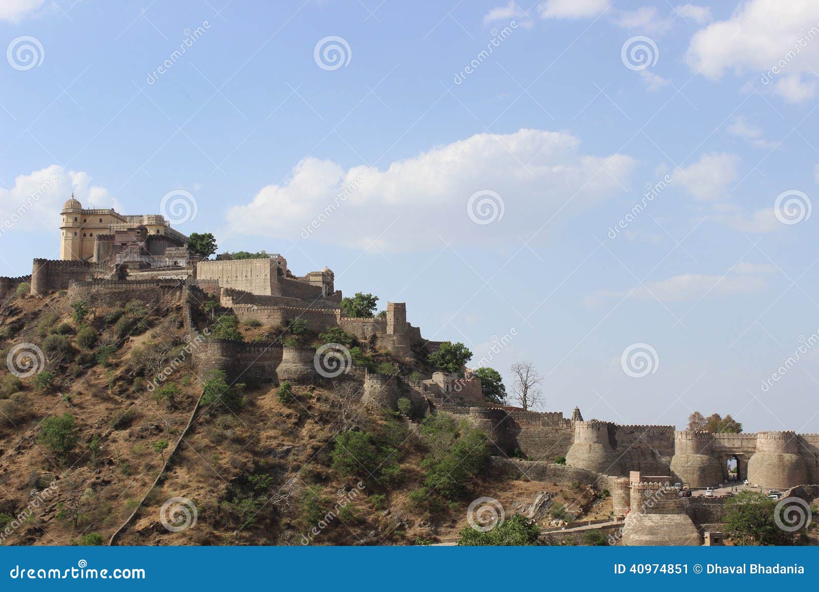 Fort kumbhalgarh stock image. Image of royal, historic - 40974851