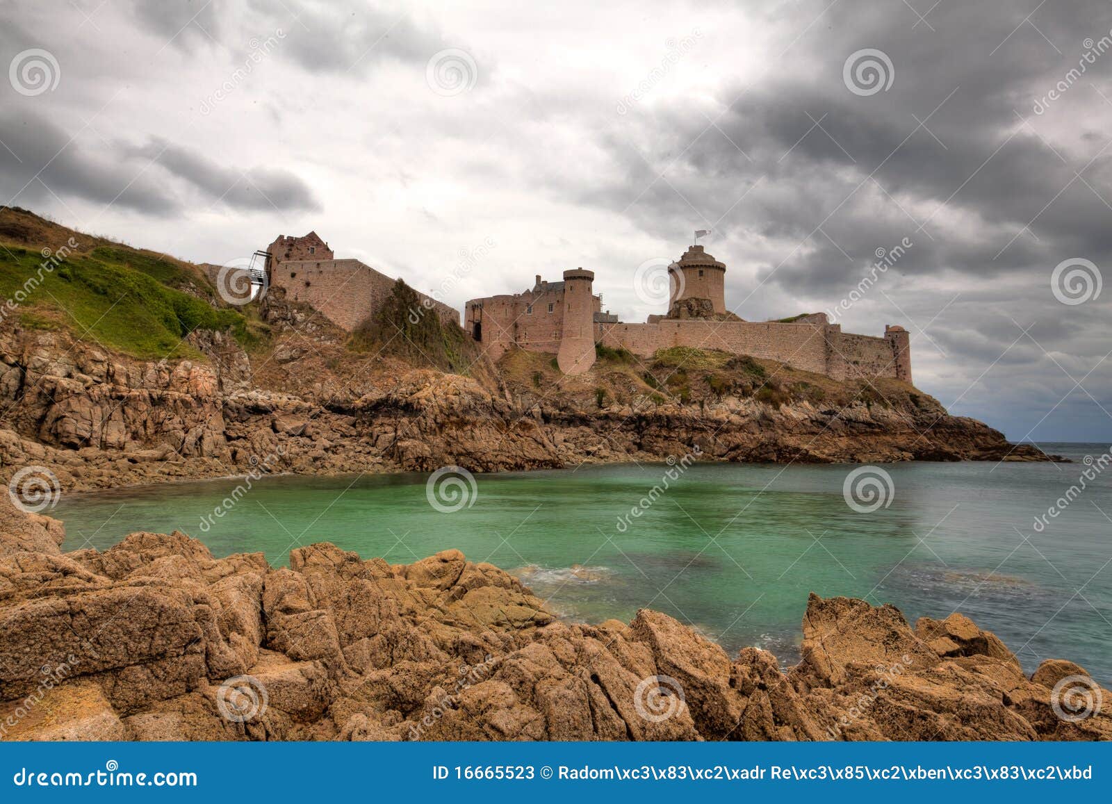 Fort La Latte stock image. Image of city, fortification - 16665523