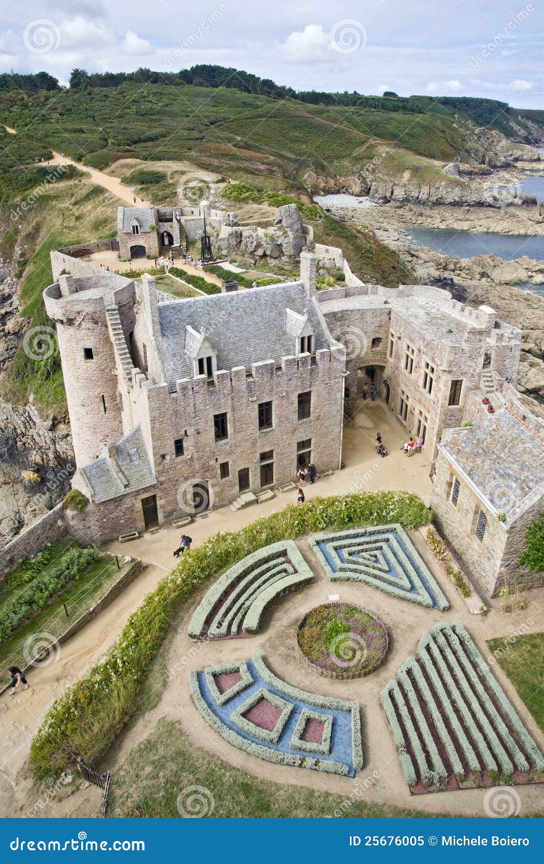 Fort la Latte stock image. Image of france, latte, water - 25676005