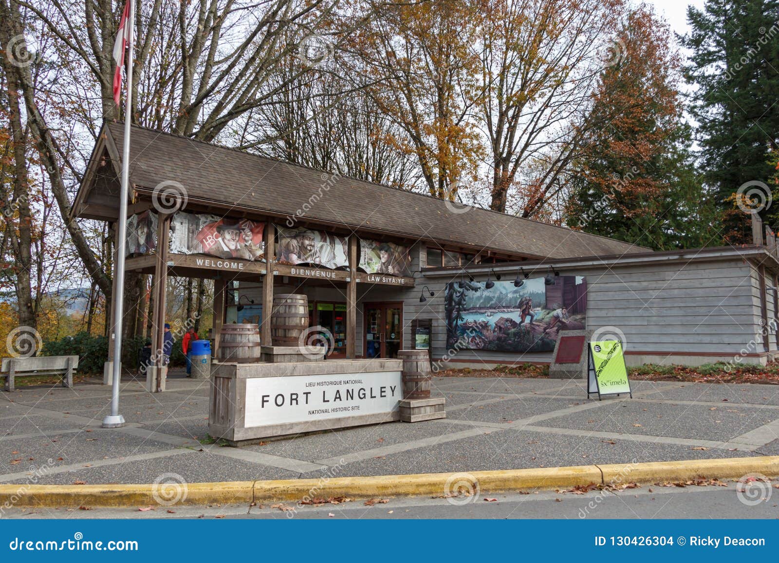 Fort Langley, Canada - Circa 2018 - Fort Langley National Histor ...