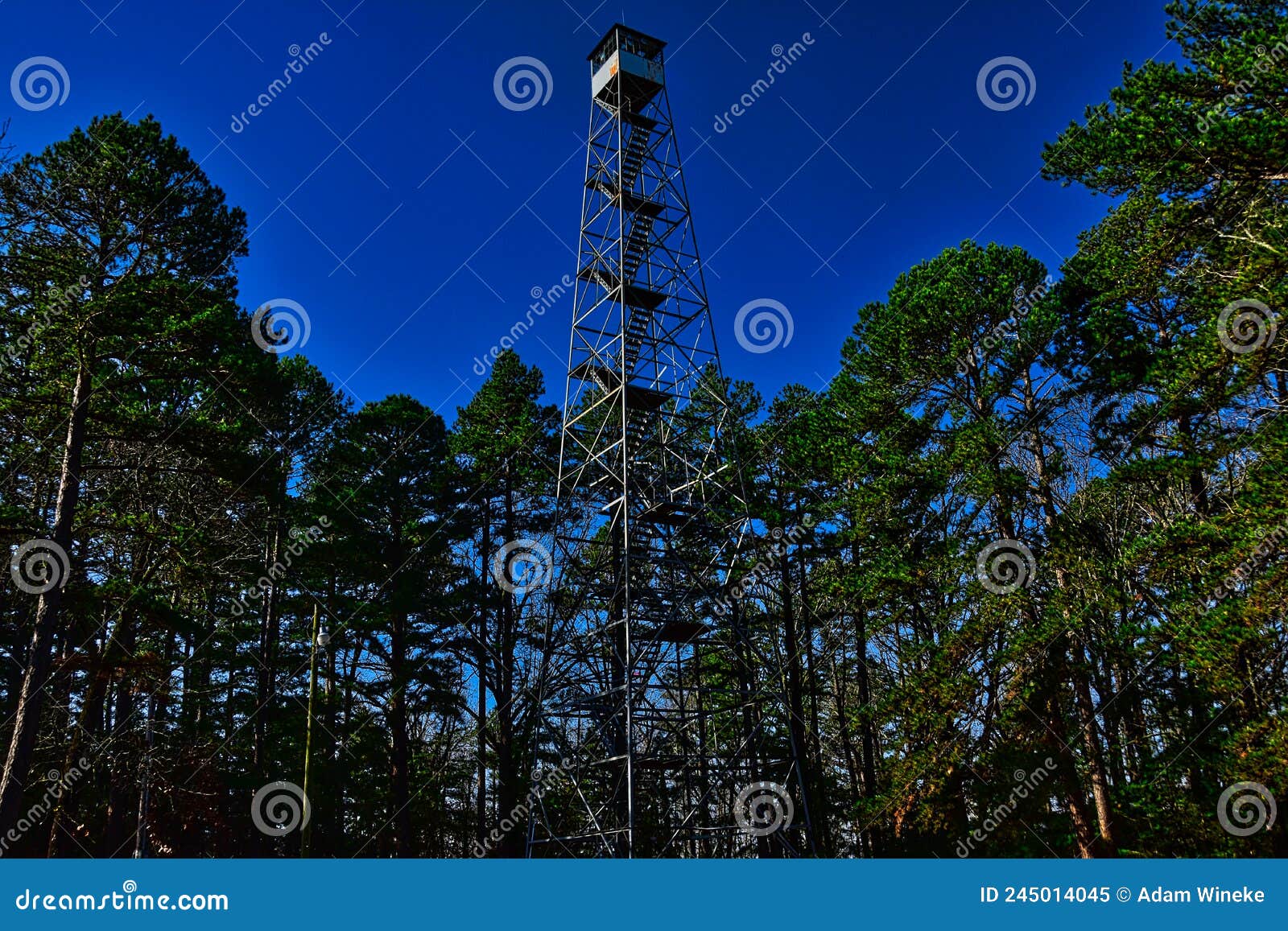 Fort Leonard Wood Fire Tower St Robert Missouri Stock Image - Image of ...
