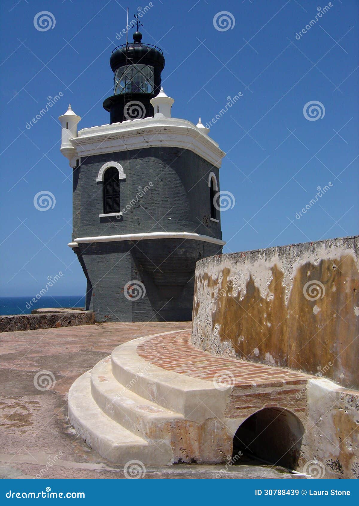 Fort lighthouse stock image. Image of blue, fort, lighthouse - 30788439