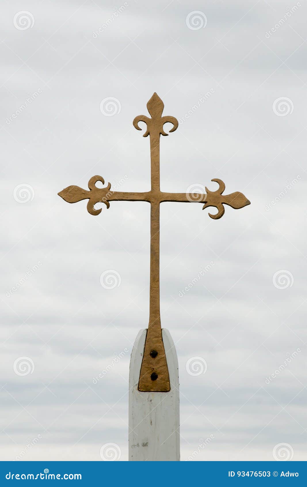 Fort Louisbourg Cross - Nova Scotia - Canada Stock Image - Image of ...