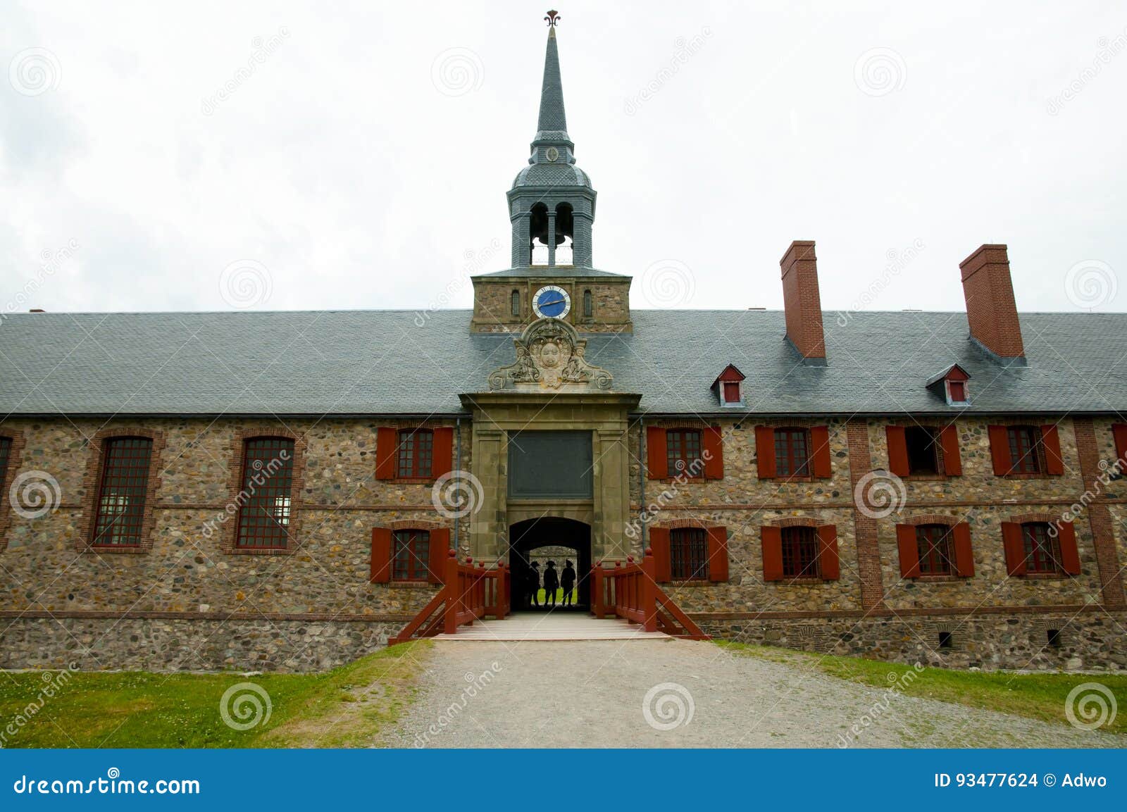 Fort Louisbourg - Nova Scotia - Canada Stock Photo - Image of rustic ...