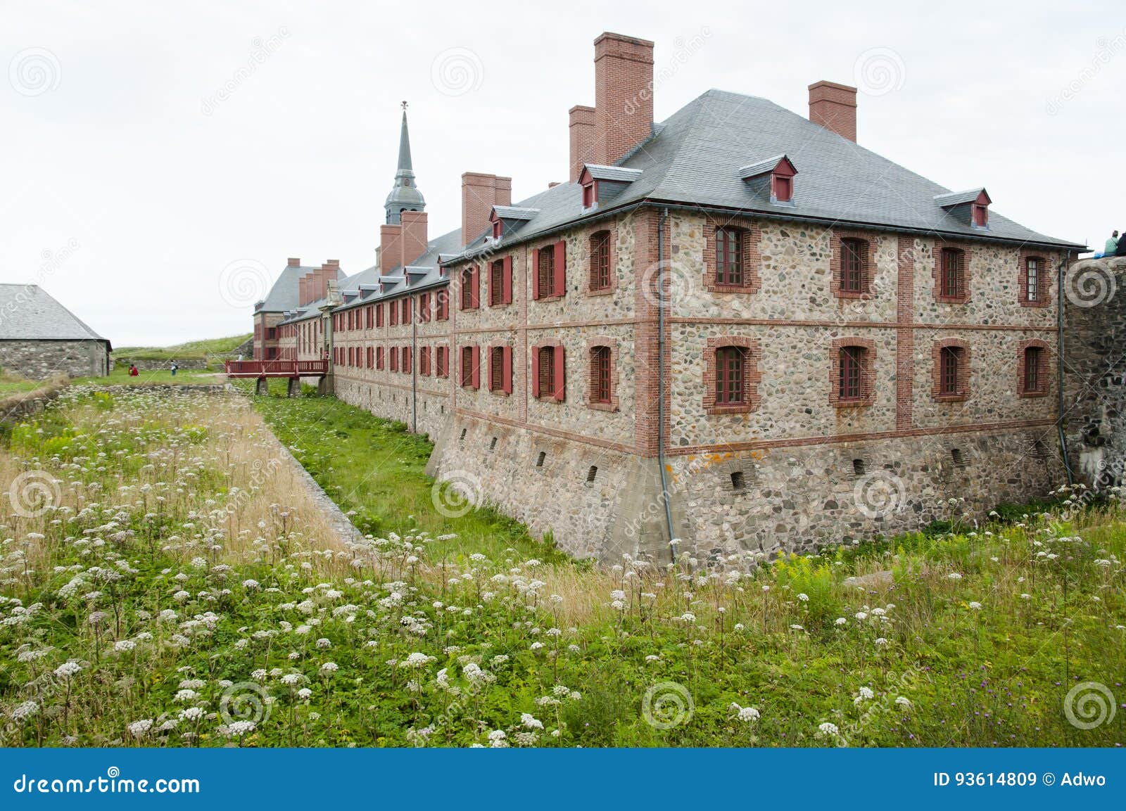 Fort Louisbourg - Nova Scotia - Canada Stock Image - Image of green ...
