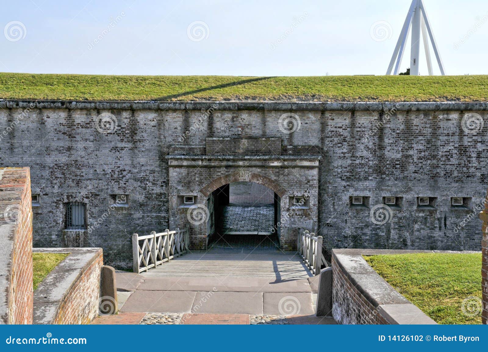 Fort Macon stock photo. Image of restored, state, confederate - 14126102