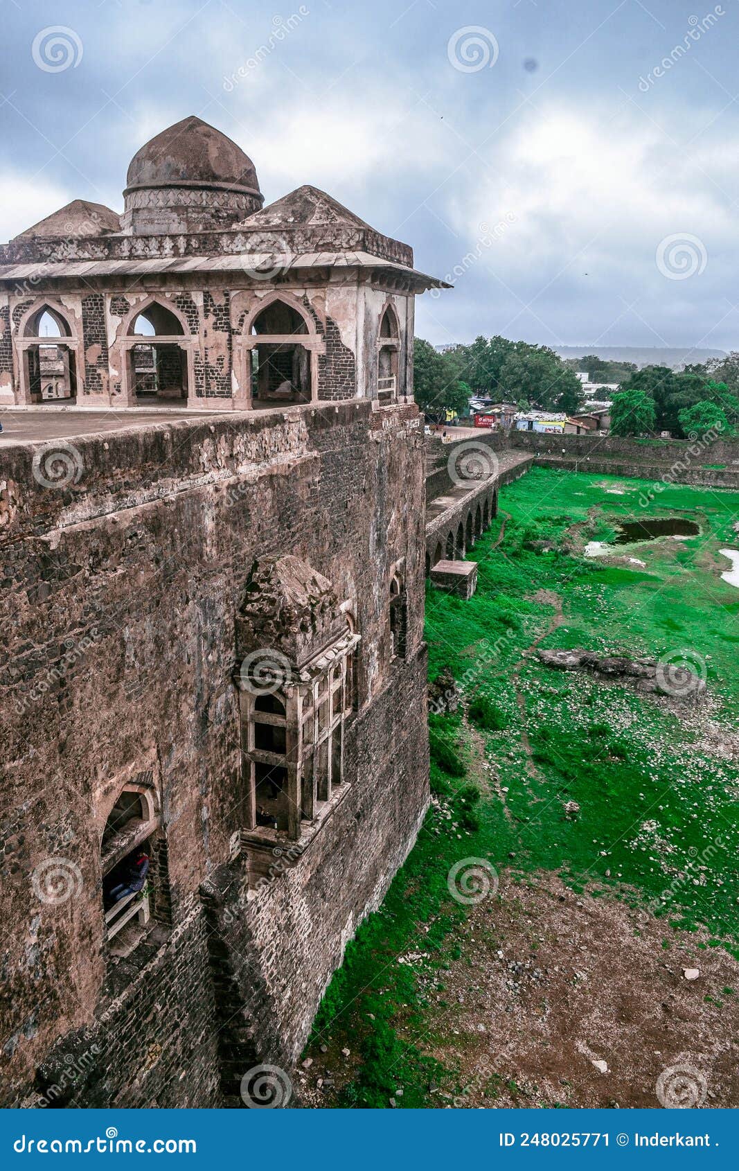 Fort stock image. Image of fort, india, mandu, pardesh - 248025771