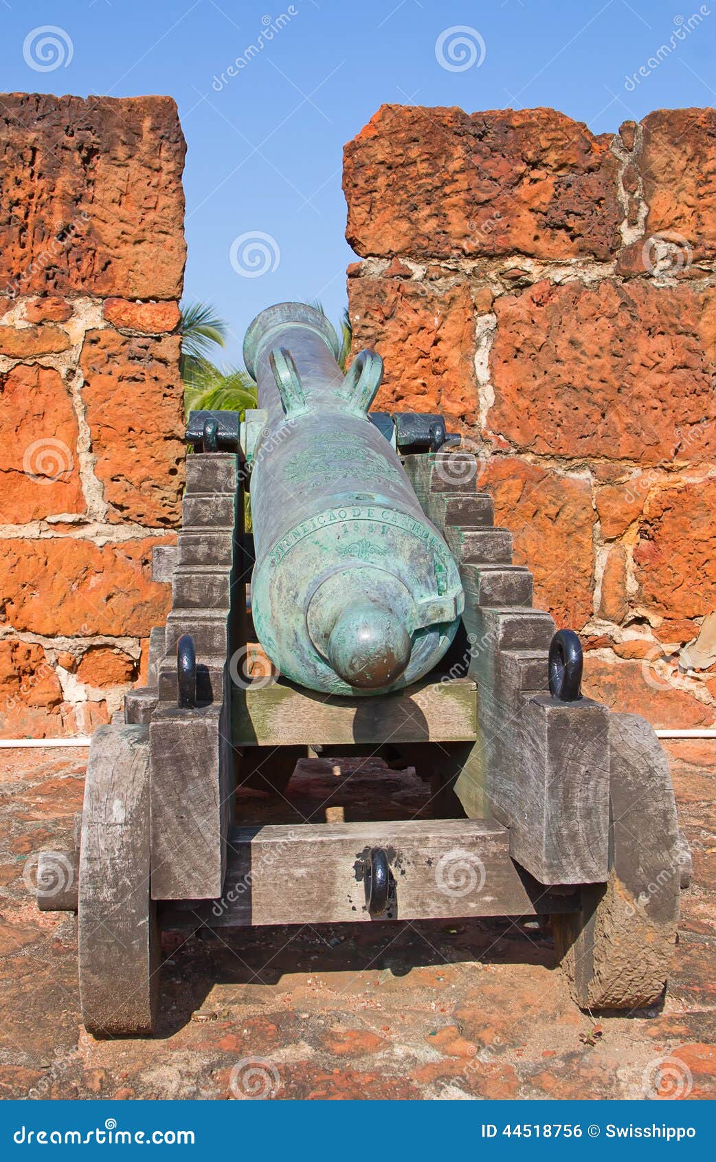 Fort in Maputo, Mozambique stock photo. Image of harbor - 44518756