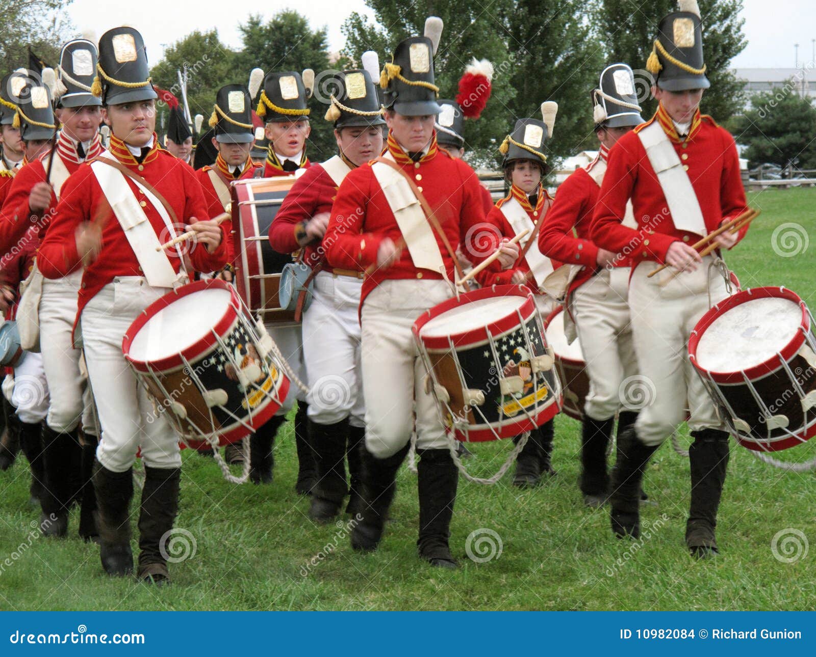 Fort McHenry Drummers editorial stock image. Image of american - 10982084