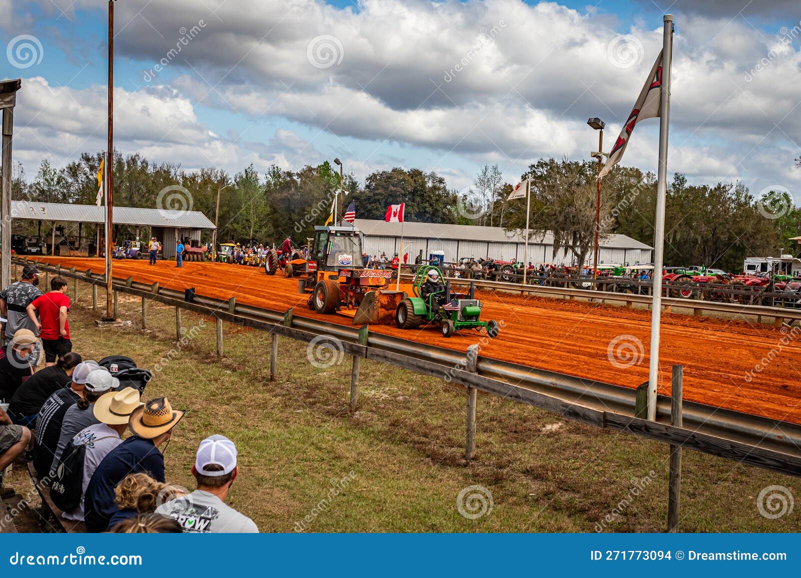 Modified John Deere Mini Tractor Puller Editorial Stock Image - Image ...