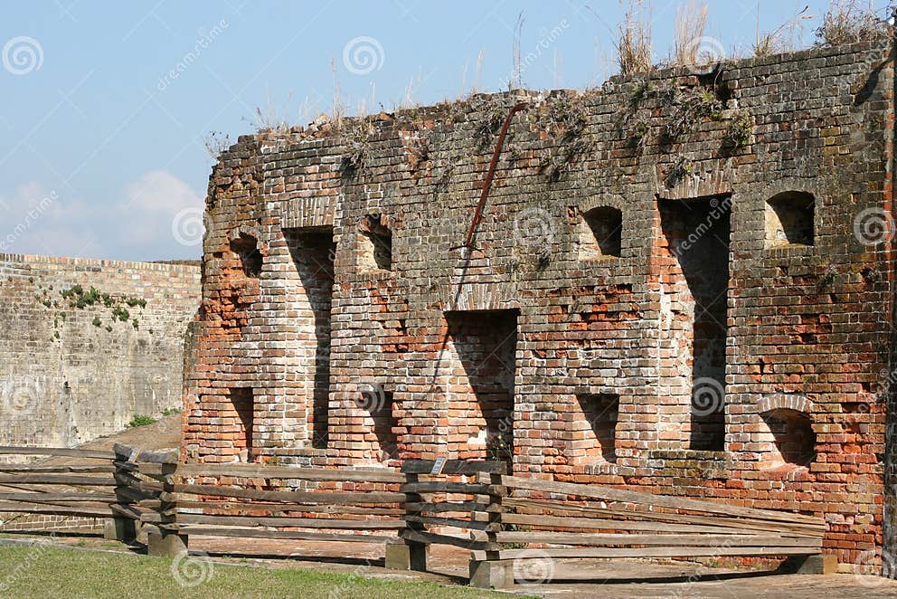 Fort Pike3 stock photo. Image of rampart, defences, fortifications - 72156