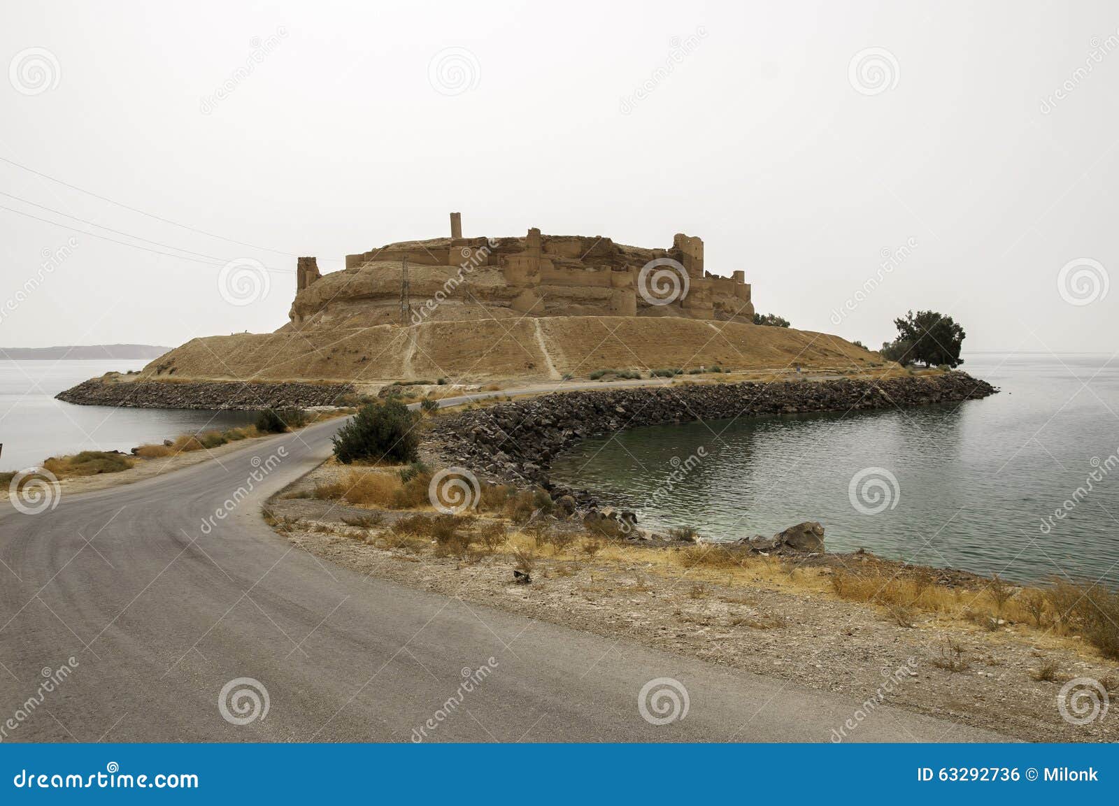 Fort (Qala at Ja Abar), Syria Stock Photo - Image of east, arabia: 63292736