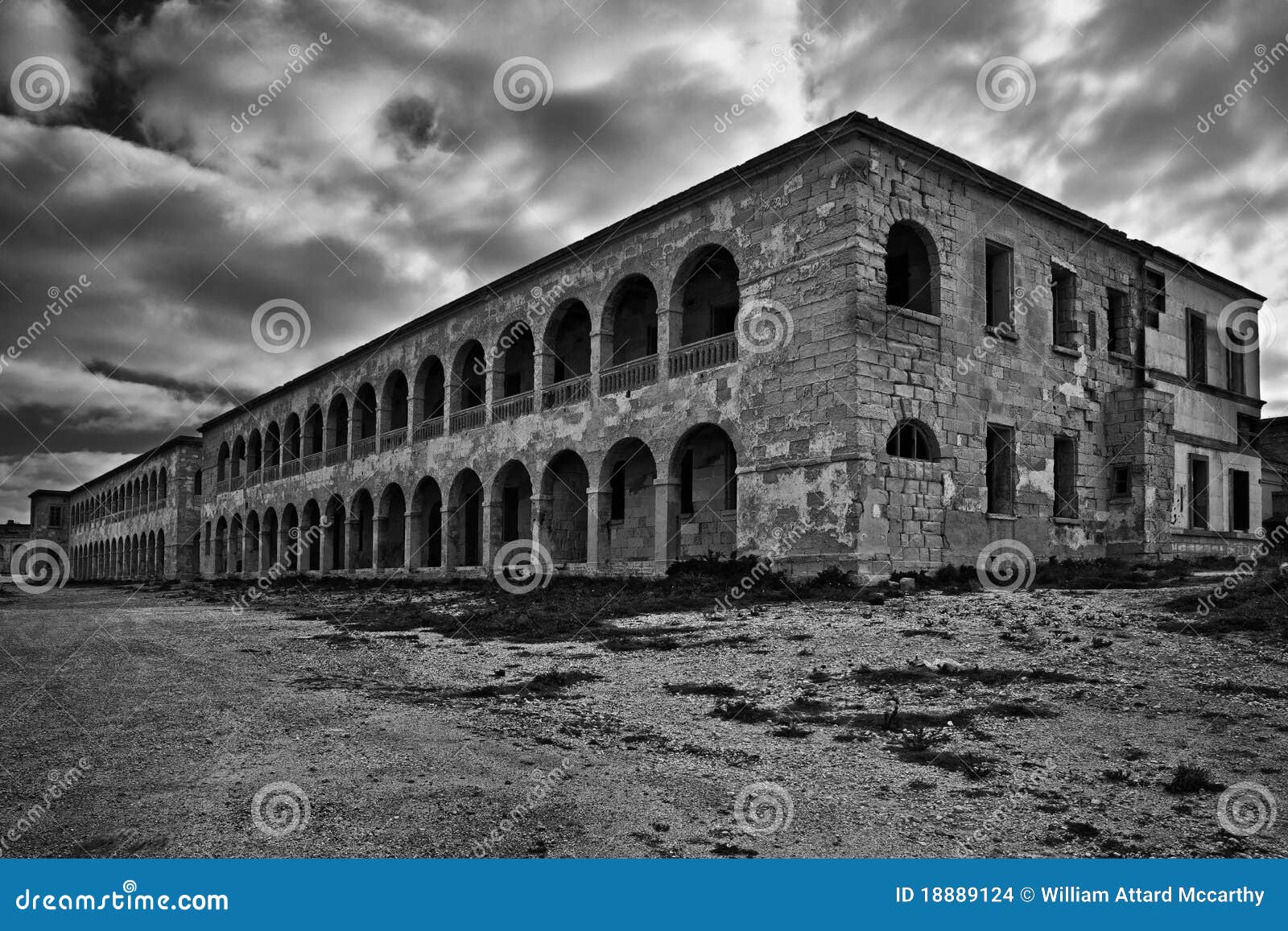 Fort Ricasoli Barracks stock photo. Image of grand, limestone - 18889124
