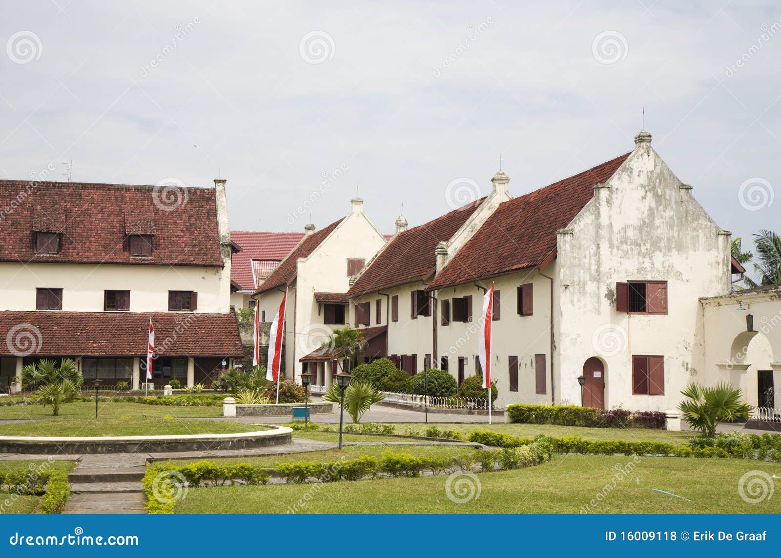 Fort Rotterdam stock photo. Image of indonesia, antique - 16009118