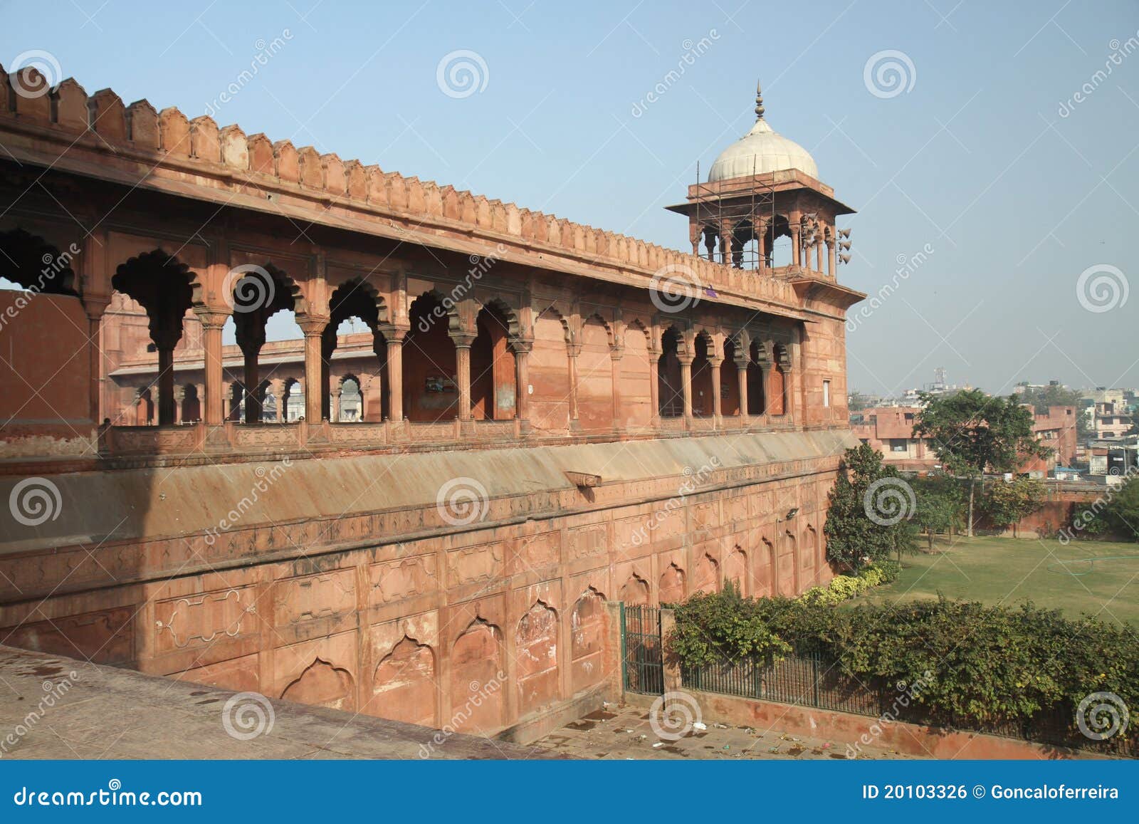 Fort rouge, Delhi, Inde photo stock. Image du indien - 20103326