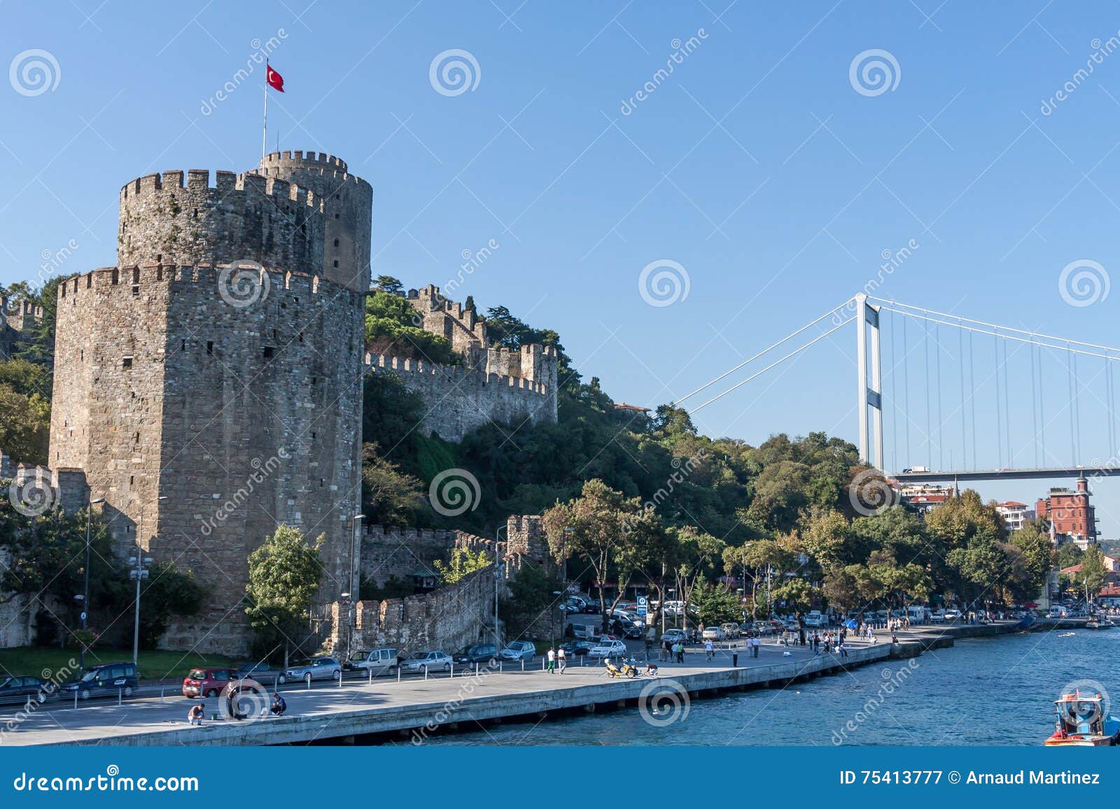 Fort of Rumelihisari, Istambul Editorial Photography - Image of ...
