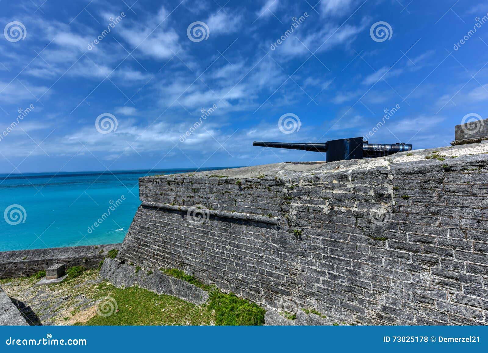 Fort Saint Catherine - Bermuda Stock Photo - Image of fort, george ...