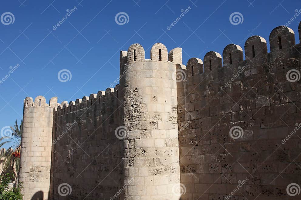 Fort in Sousse Tunisia stock image. Image of muhammad - 91098351