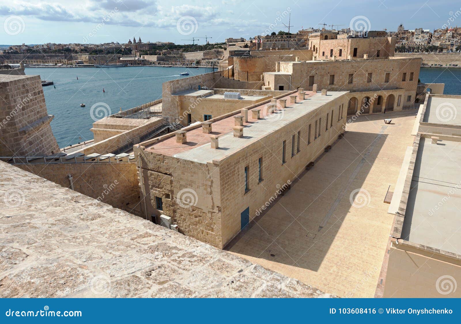 Fort-St. Angelo in Malta stockfoto. Bild von heiliger - 103608416