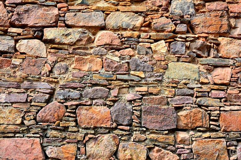 Fort stone wall stock image. Image of wall, abstract - 42564797
