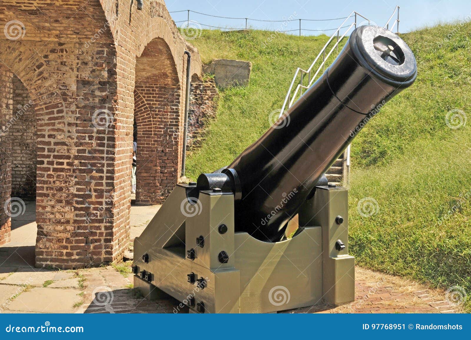 Fort Sumter: Columbiad Mortar Editorial Photo - Image of defend ...