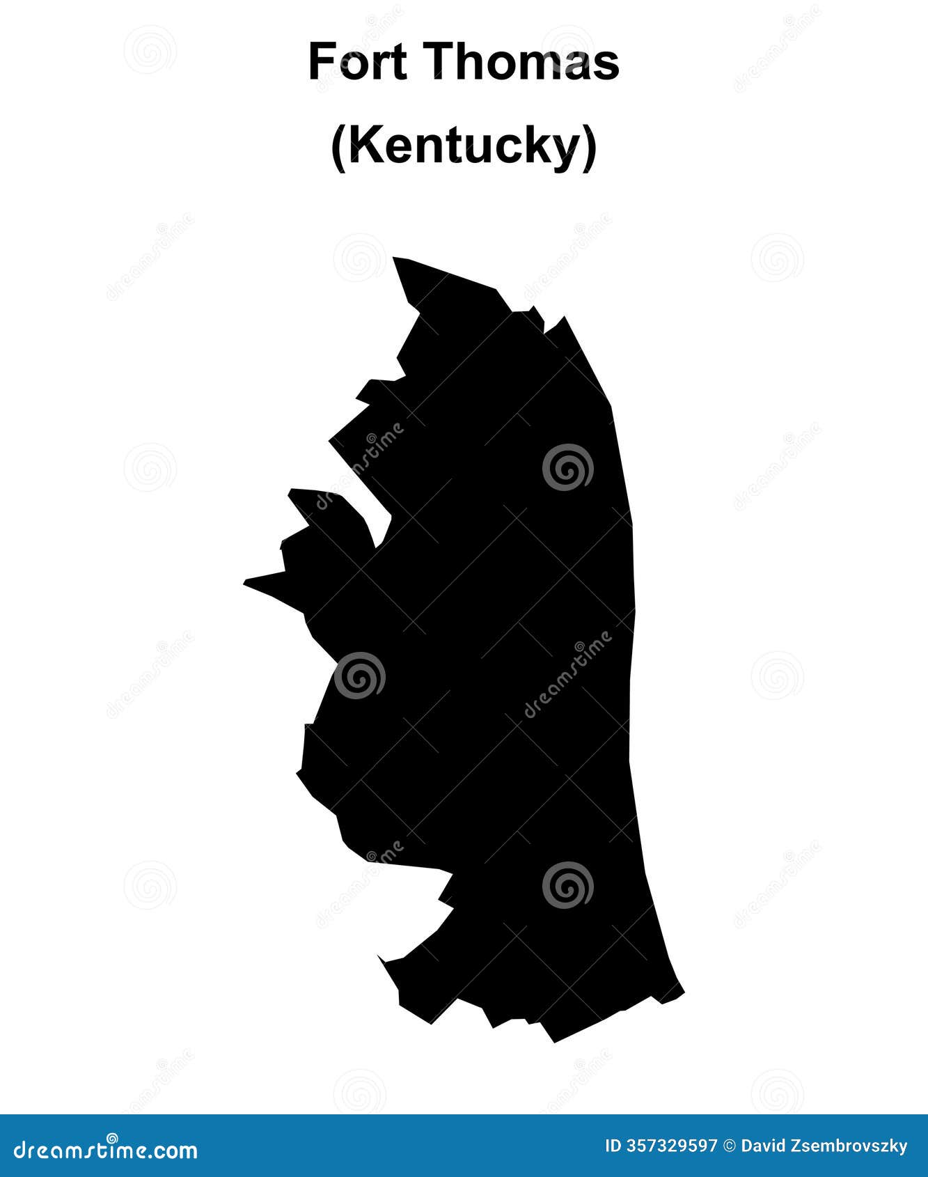 Thomas Outline Map Vector Illustration | CartoonDealer.com #361549638